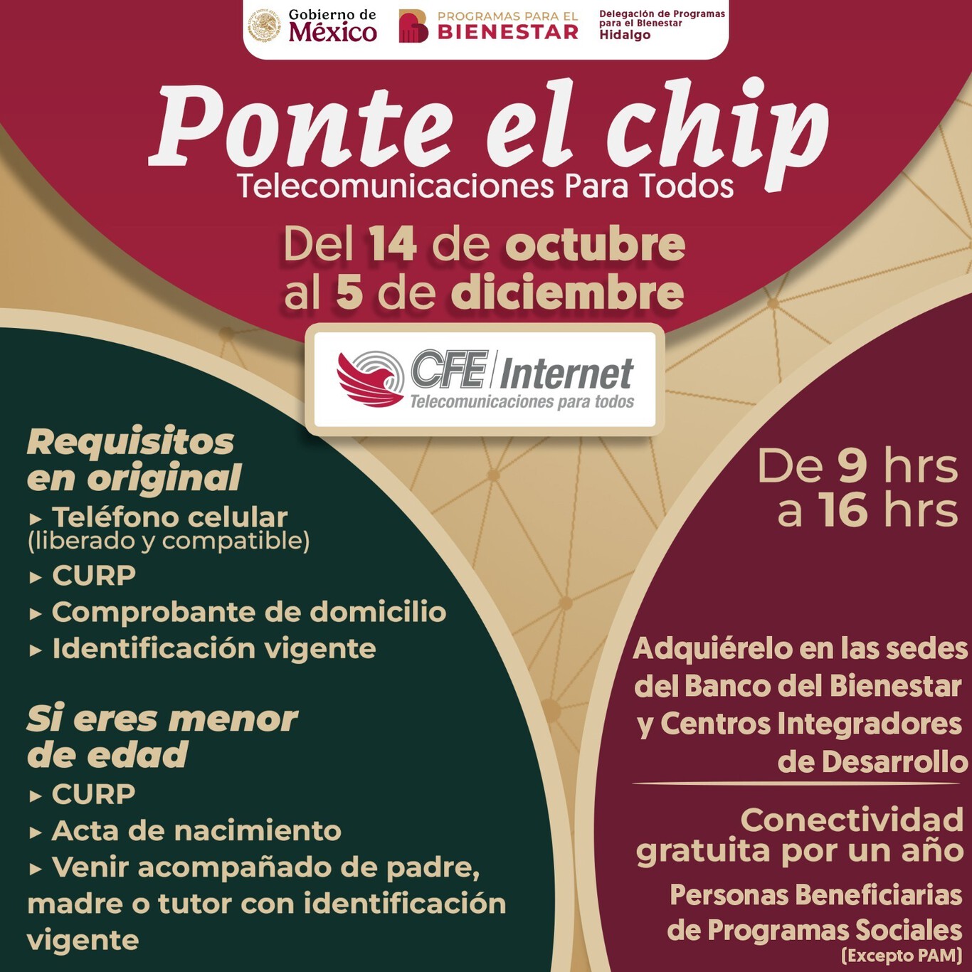 Dónde obtener el Chip de la CFE con un año de internet gratis para ...
