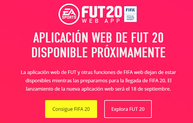 Web App de FIFA 20: qué es, cómo funciona y qué se puede hacer con ella
