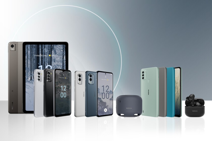 Nokia X30 5G, Nokia G60 5G, Nokia C31, Nokia T21 y Nokia Circular ...