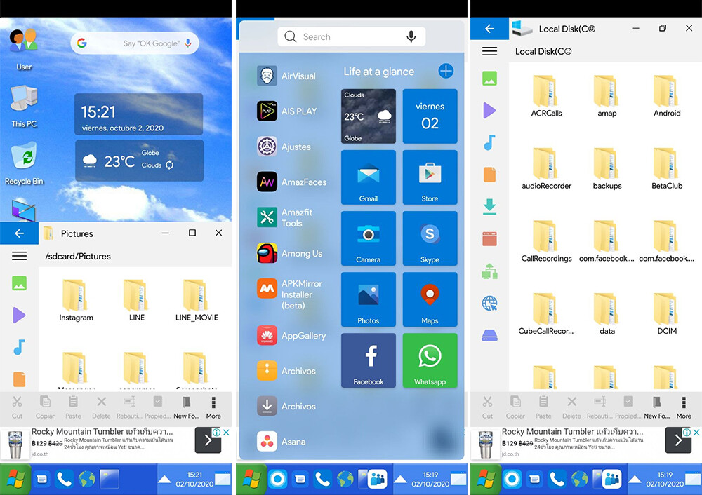Cómo convertir tu móvil Android en Windows XP con un launcher, tema y ...