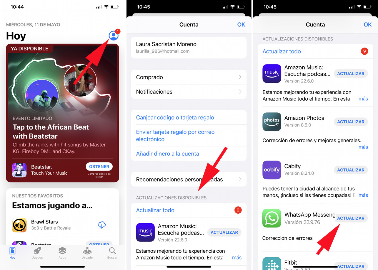 Cómo actualizar WhatsApp a la última versión