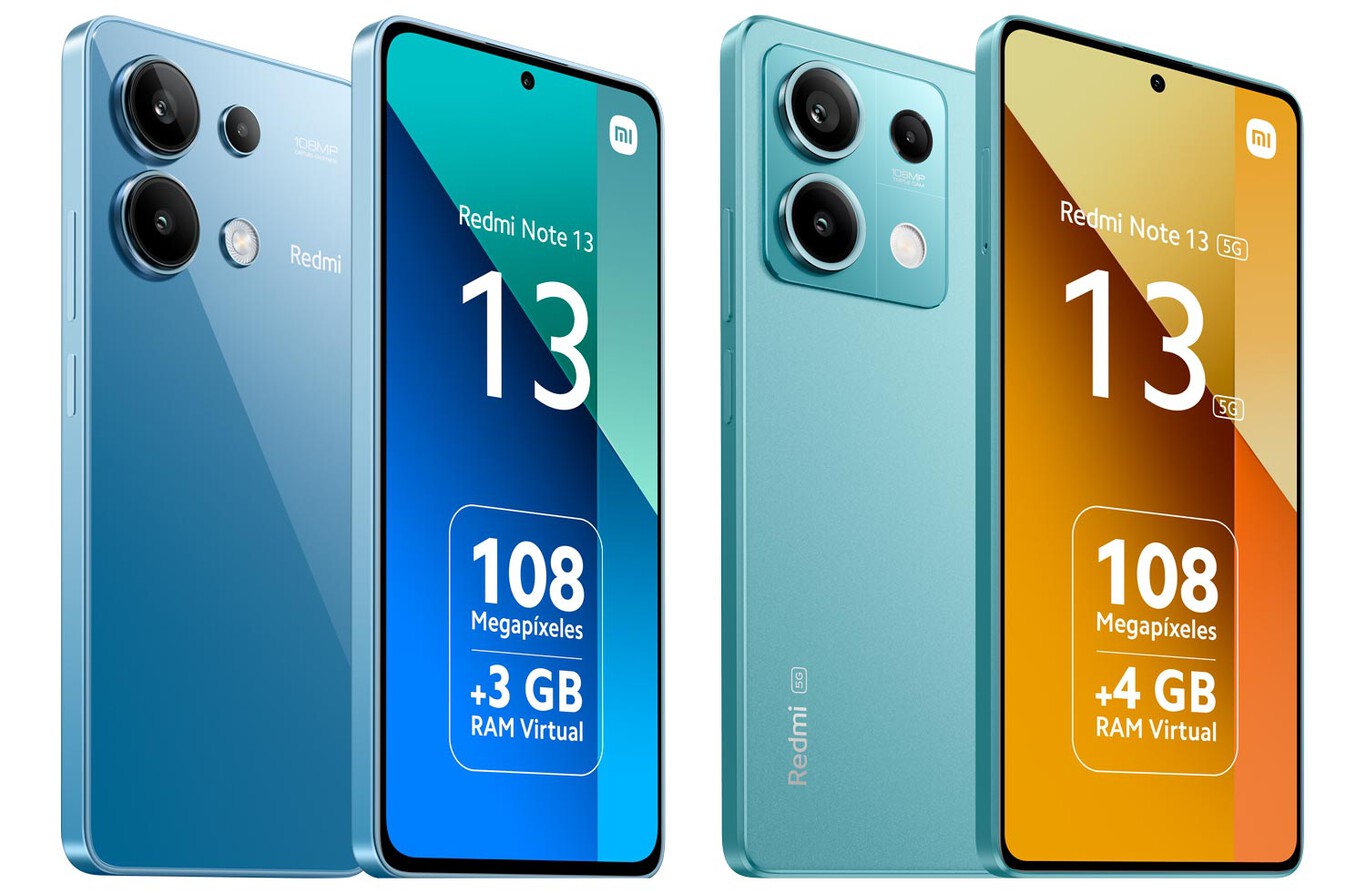 Xiaomi Redmi Note 13 y Xiaomi Redmi Note 13 5G: características, precio ...