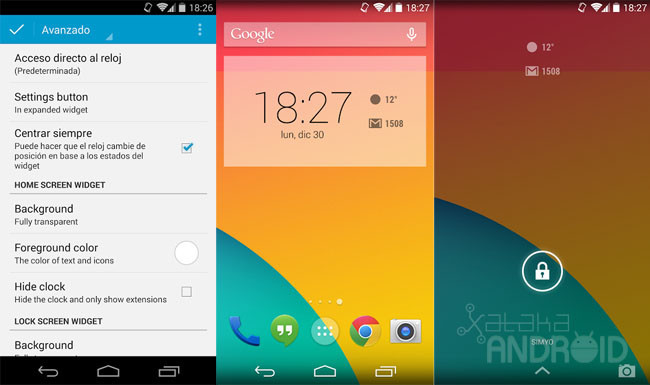 DashClock Widget 1.6 para Android añade nuevas opciones de personalización