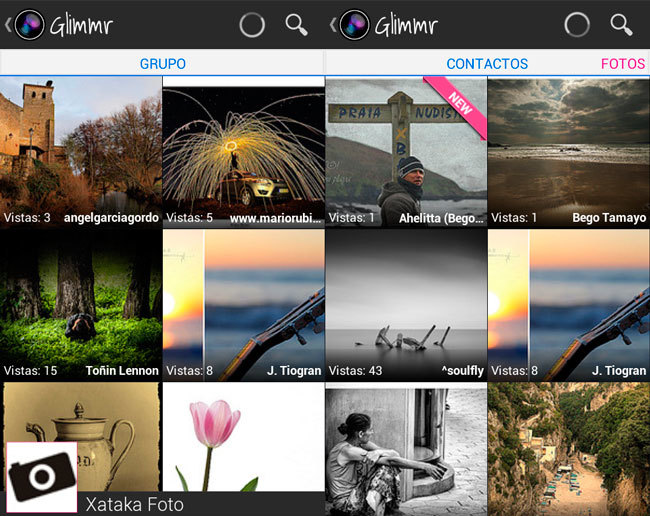 Glimmr para Flickr (Android), análisis