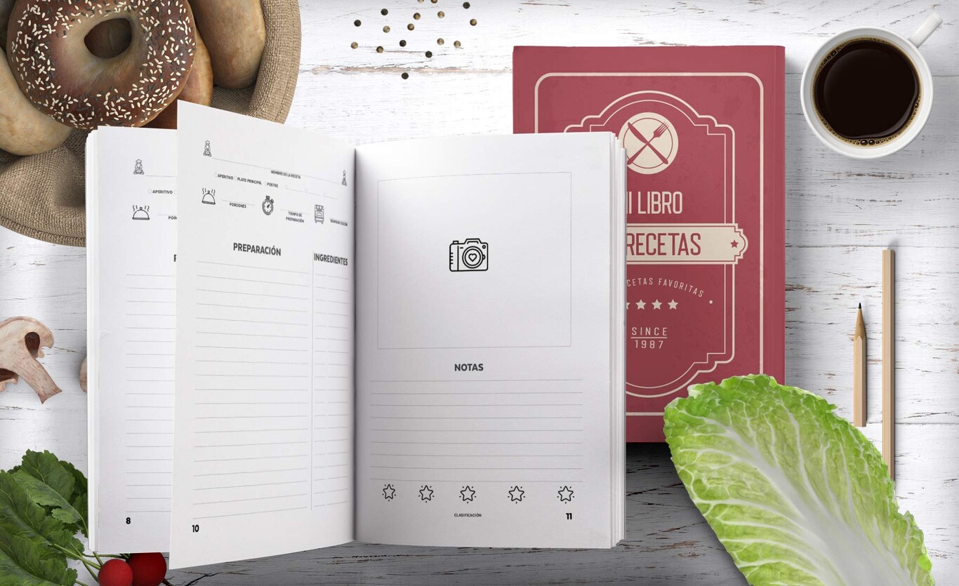 Si eres de los que prefiere escribir a mano sus recetas, mantenlas más ...