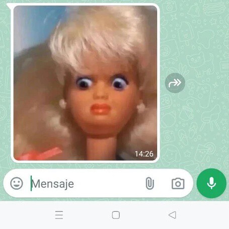 Qué es el icono de la doble flecha de WhatsApp que aparece en algunos chats