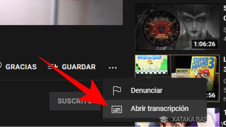 Cómo encontrar cuándo se dice una palabra concreta en los vídeos de YouTube