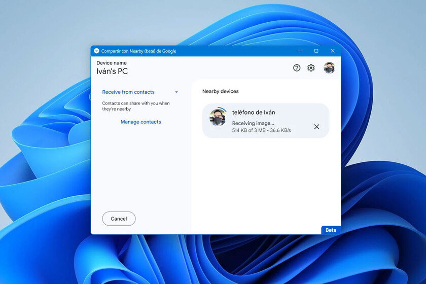 Nearby Share para Windows ya está disponible en todo el mundo