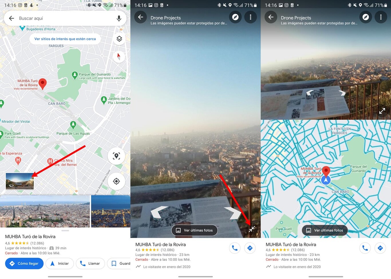 Cómo activar la vista partida de Google Maps para ver Street View y el ...