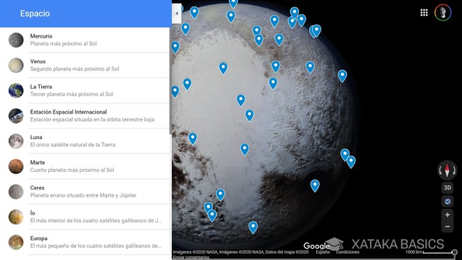Cómo visitar otros planetas en Google Maps viajando por el hiperespacio ...