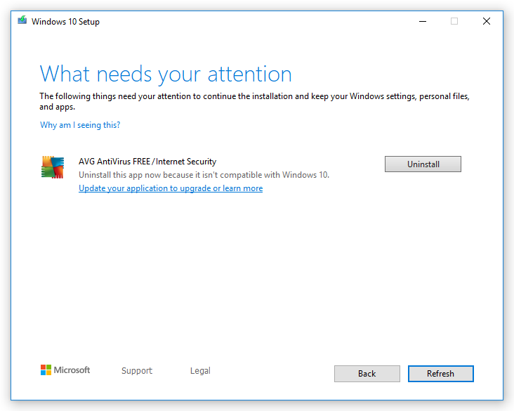 Windows 10: la versión 1909 ha sido bloqueada en ordenadores con AVG o ...