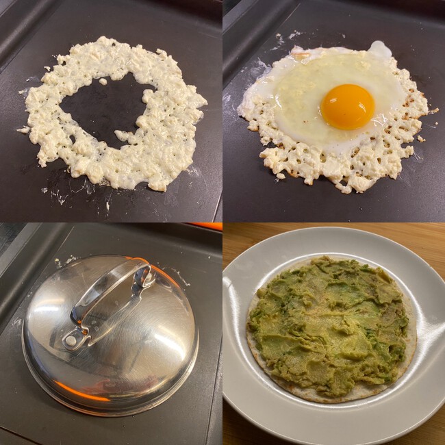 Taco de huevo, feta y aguacate, receta de cocina fácil, sencilla y ...