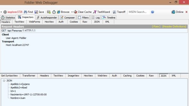Haciendo una API Rest en 1 hora con ASP.NET Web Api - III. Tercer capítulo.