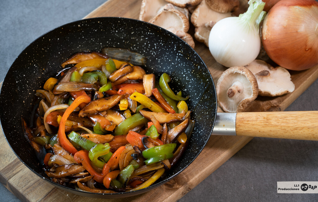 Receta de wok de verduras al estilo oriental, fácil, rápido y sano para ...