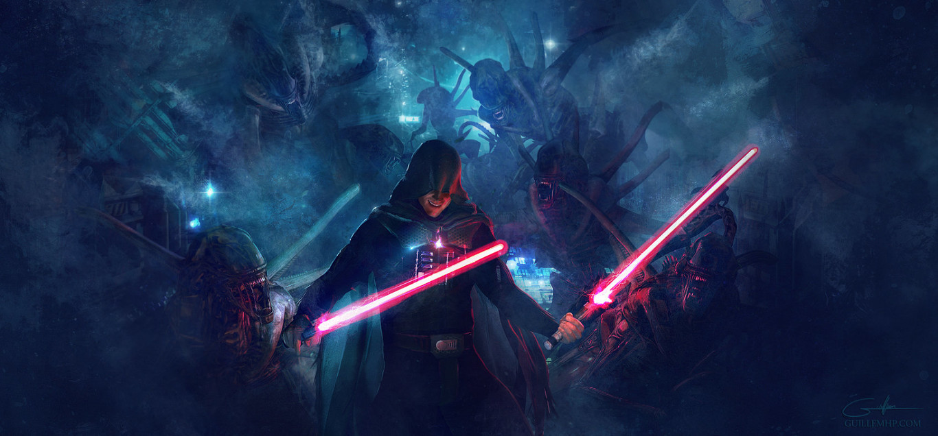 Darth Vader vs Aliens: la batalla que muchos habían imaginado se hace ...