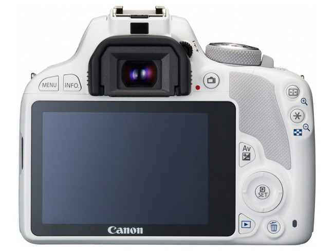 Canon EOS 100D sale al mercado en color blanco
