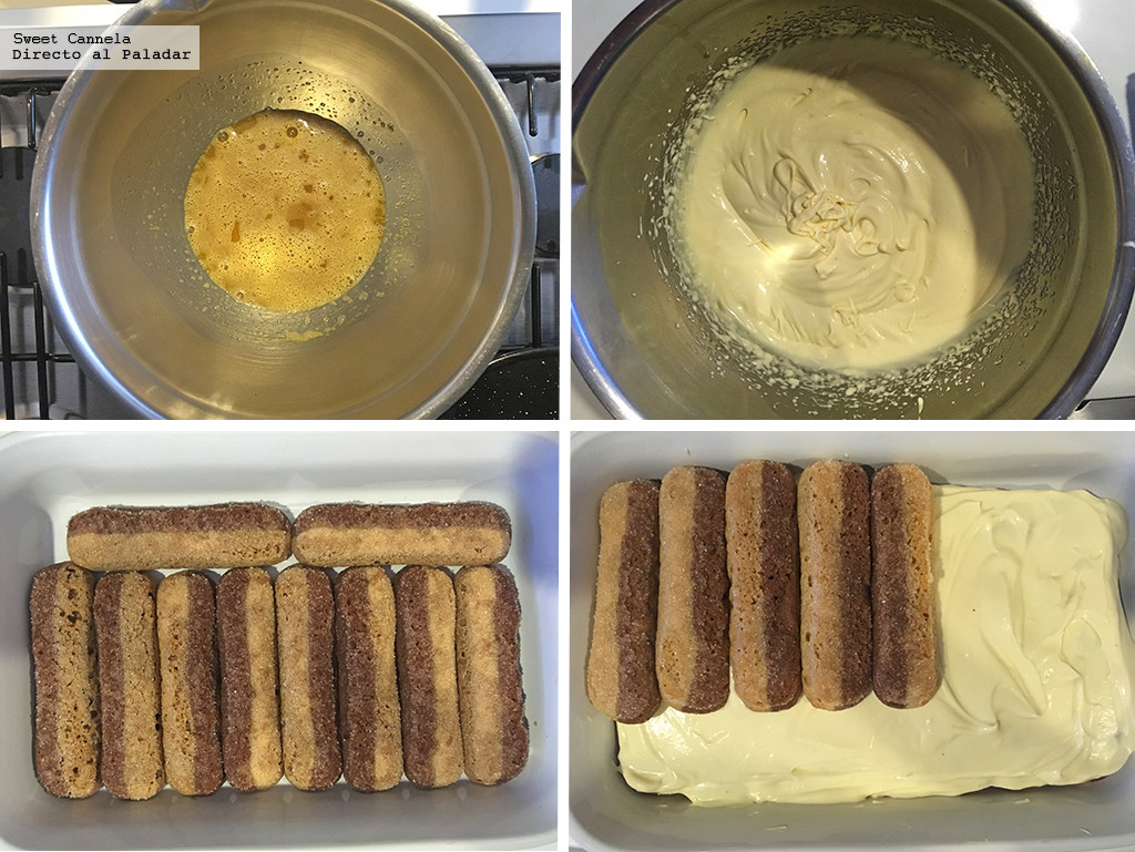 Receta de tiramisú clásico