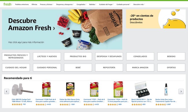 Amazon Fresh frente a Mercadona, El Corte Inglés y Carrefour ...