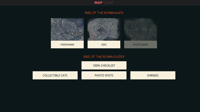 Rise of the Ronin | Mapa interactivo con todas las ubicaciones de ...