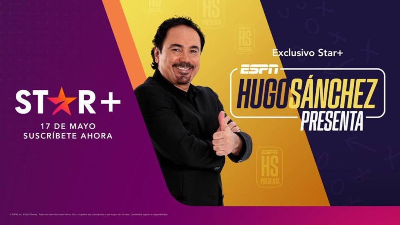 Así será el programa de Star Plus conducido por el futbolista Hugo Sánchez