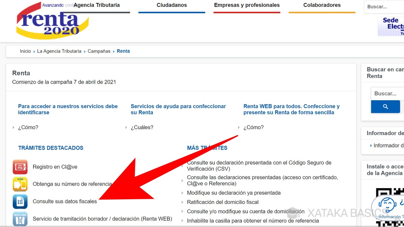 Renta 2020: cómo acceder a tus datos fiscales para preparar la ...