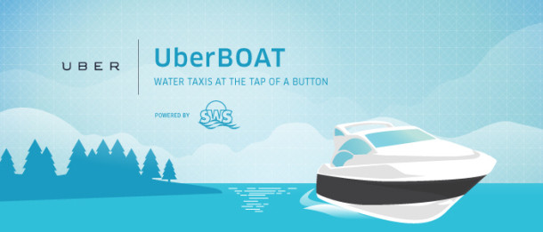 El último servicio de Uber conecta dos continentes en lancha: UberBOAT