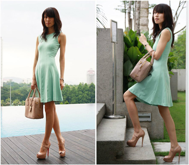 El color menta es la tendencia para la primavera: famosas, street style ...