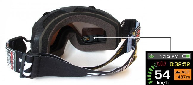 Zeal Transcend GPS Goggles, gafas para esquiar con indicadores GPS en ...