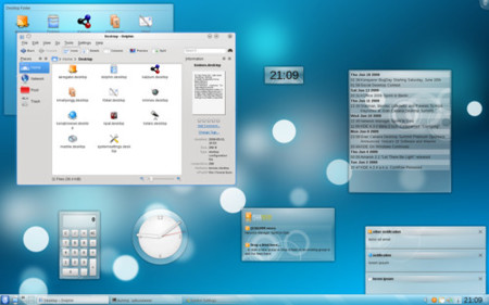 Un vistazo a KDE 4.3 y las novedades de Plasma