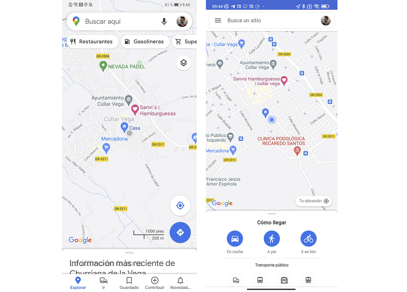 Google Maps vs Google Maps Go, todas las diferencias con la versión ...