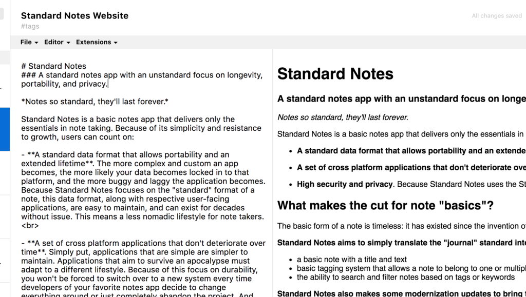 Standard Notes, una app de notas minimalista, multiplataforma y open ...