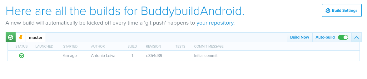 Integración continua en Android con BuddyBuild