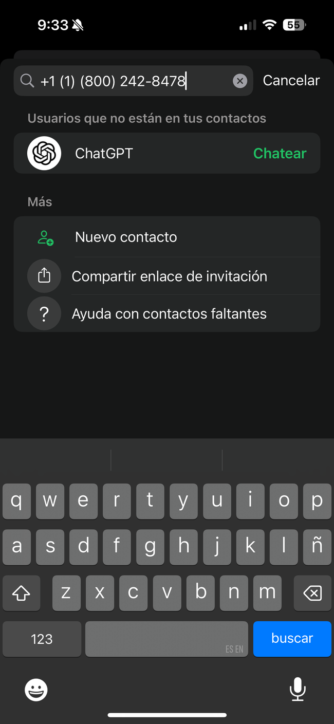 ChatGPT en WhatsApp: cómo usarlo en la app de mensajería y tener conversaciones con esta ...