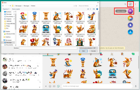 Así puedo usar mis stickers personalizados de Whatsapp en Whatsapp Web