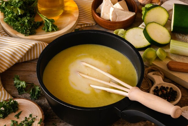 Puré de calabacín y patata, una receta básica que repetirás y repetirás