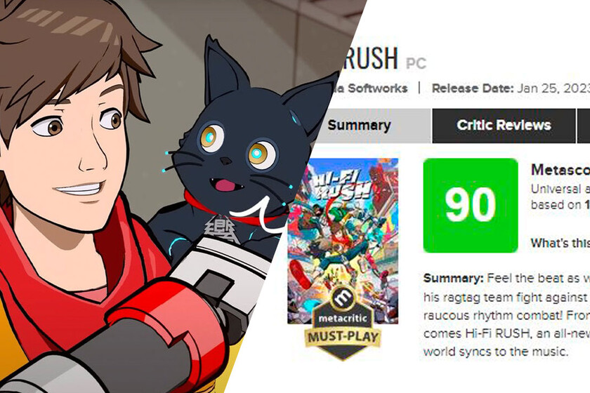 Hi-Fi Rush rompe récords nuevamente, ahora es el juego mejor valorado de Bethesda en la última ...