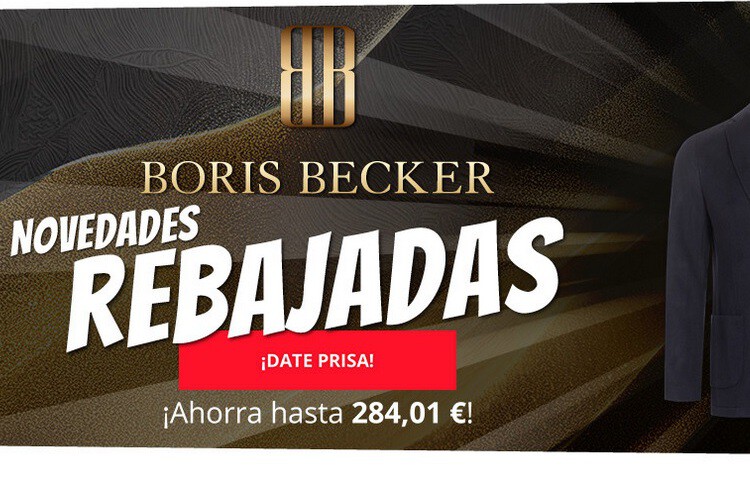 Hasta 80% de descuento en chaquetas, camisetas y abrigos Boris Becker ...