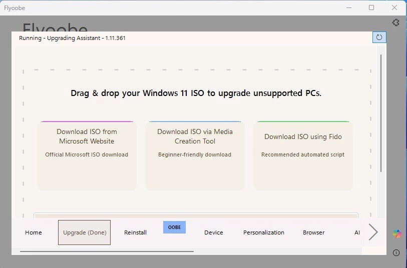 Cómo usar Flyoobe para instalar Windows 11 sin inteligencia artificial en ordenadores que no ...