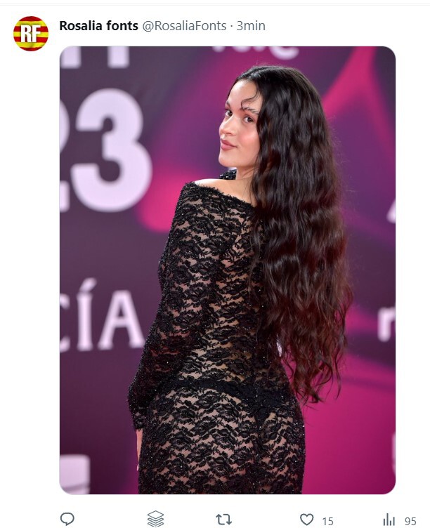 Rosalía se atreve con un vestido Balenciaga que es pura sensualidad ...