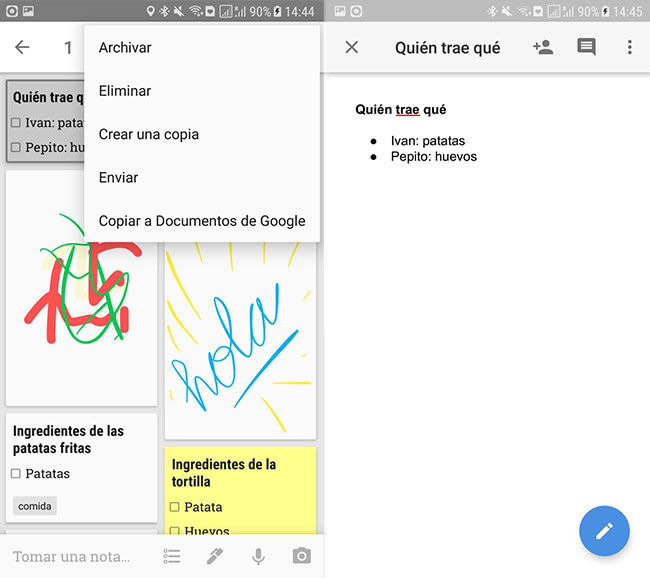Nueve trucos para Google Keep para que tomes notas como un profesional