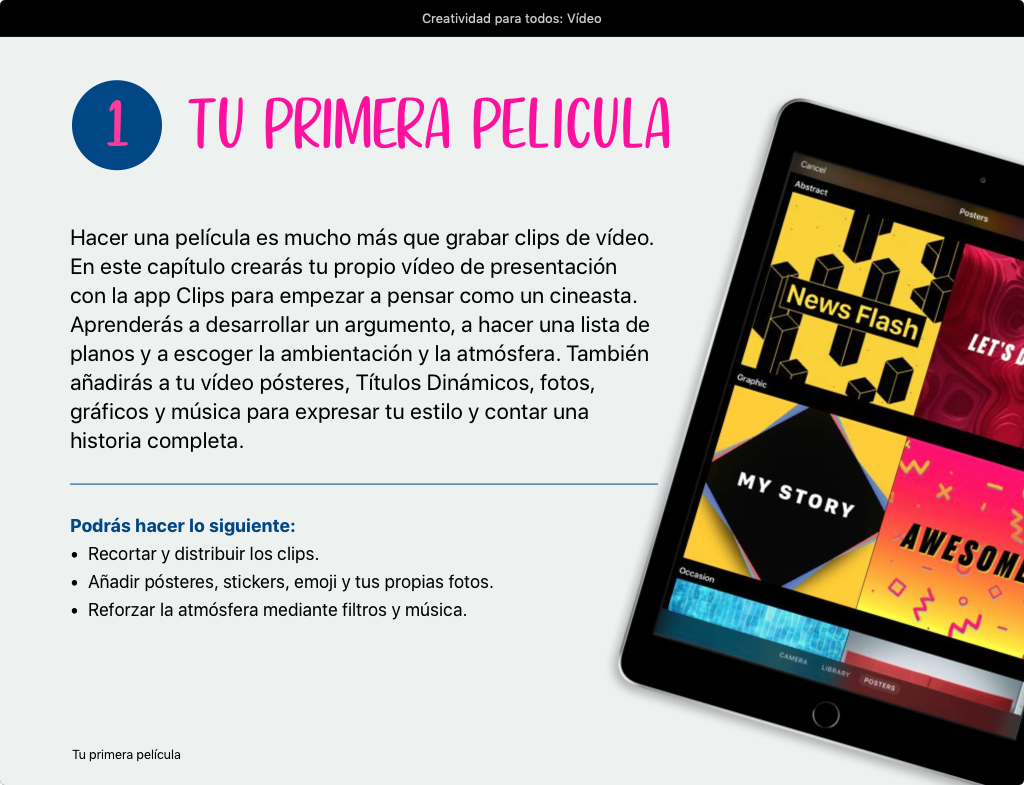 'Creatividad para todos', el programa educativo de Apple, ya disponible ...