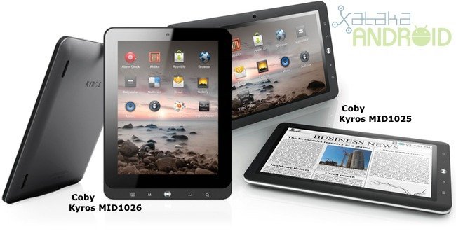 Coby Kyros, tablets con Android a precios muy económicos