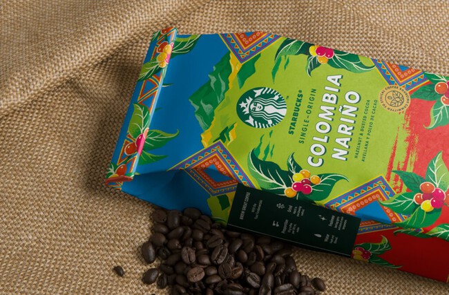 Este es el café Starbucks 'Colombia Nariño', con el que la marca ...