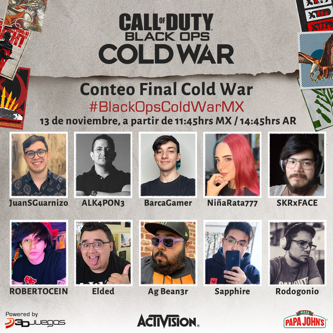 Celebra el lanzamiento de CoD: Black Ops Cold War con un maratón livestream