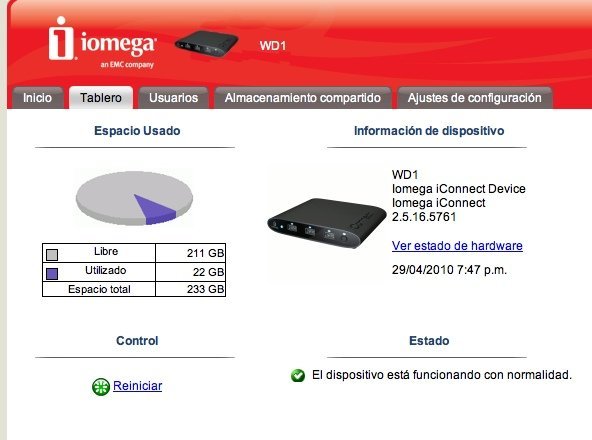 Iomega iConnect, una excelente y asequible base para tener discos en red