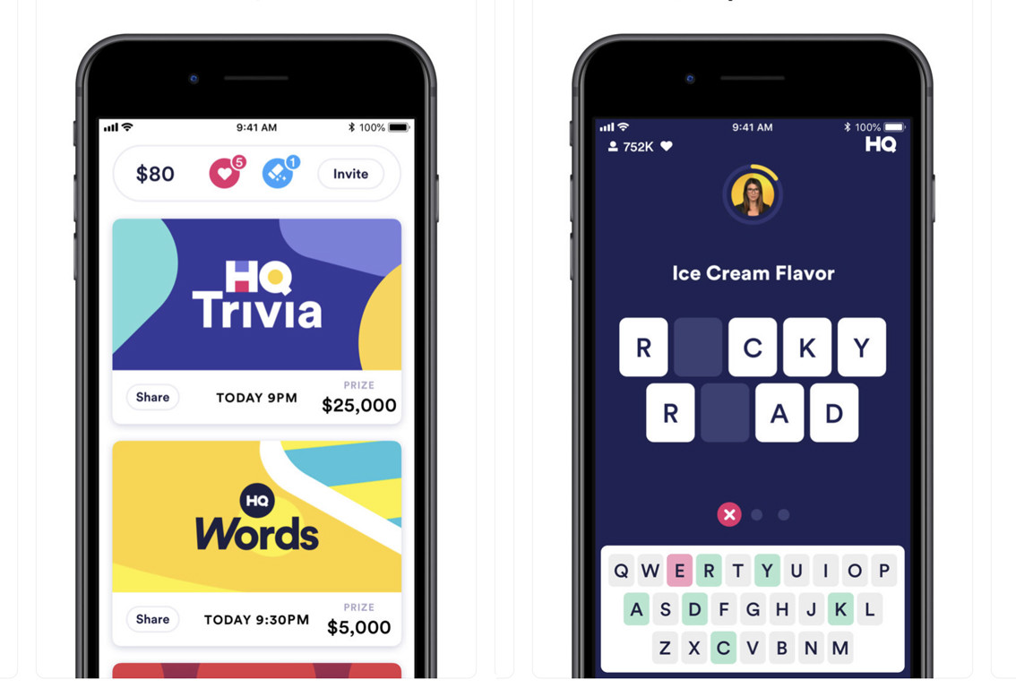 Así es HQ Words, el nuevo juego de los creadores de HQ Trivia para iOS y Android