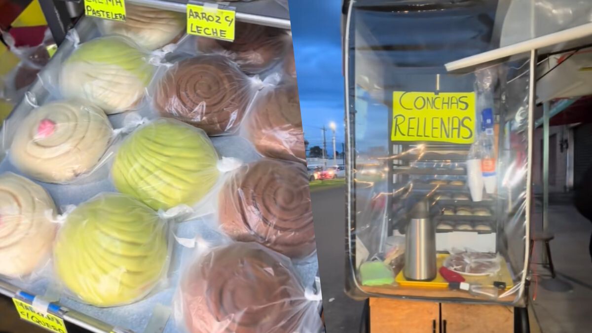 Puebla tiene un puesto de conchas rellenas que se ha convertido en un ...