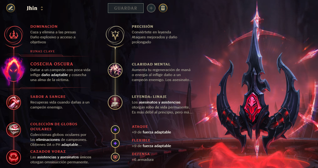 Guía De Jhin En League Of Legends Contando Hasta 4