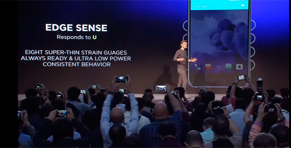 HTC U11: así funciona su marco táctil Edge Sense