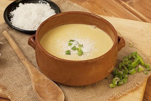 Crema de coco y calabaza, receta de cocina fácil, sencilla y deliciosa